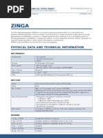 Zinga Technical Data Sheet PDF | PDF | Galvanization | Paint