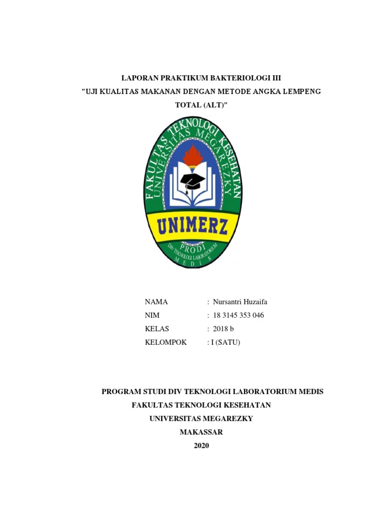 BAB IV Uji Angka Lempeng Total (ALT) | PDF