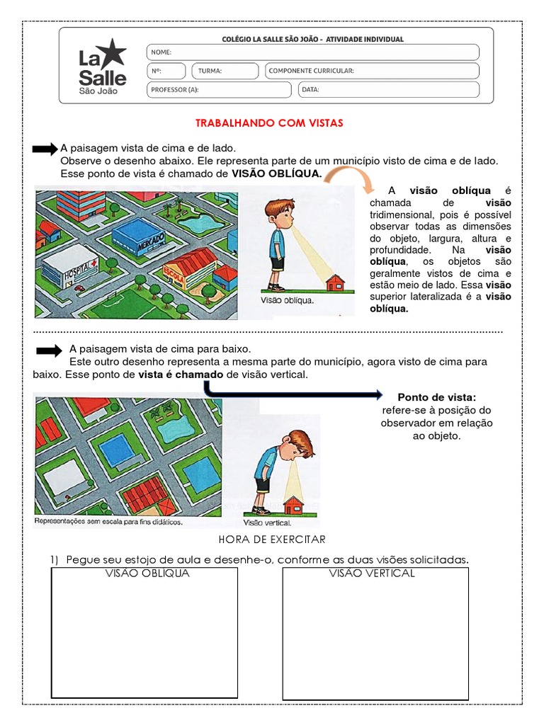 Visão oblíqua e vertical para entender perspectivas | PDF | Sistema ...