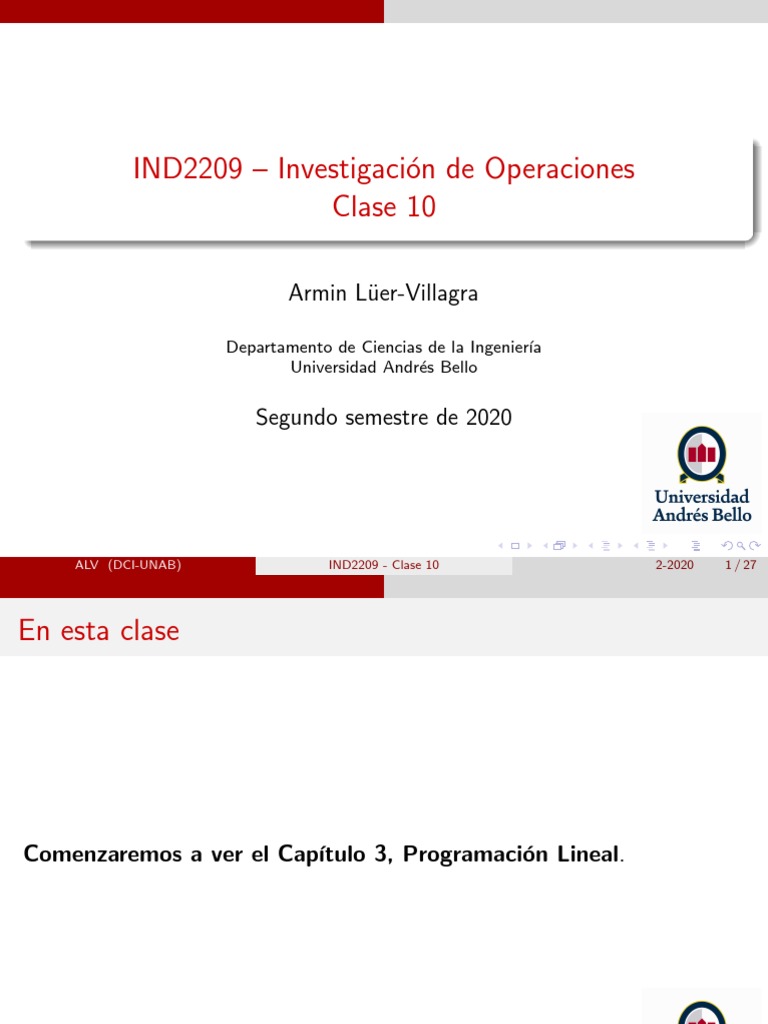 Investigacion de Operaciones | PDF | Programación lineal | Conjunto convexo
