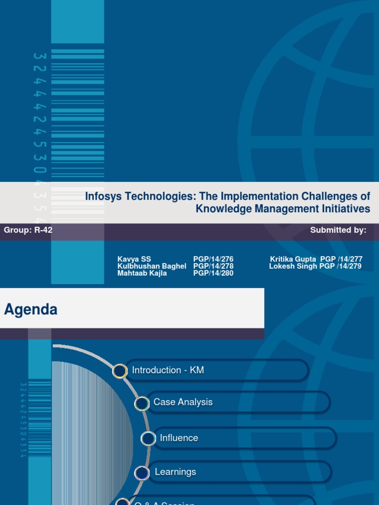 Infosys Technologies: The Implementation Challenges of Knowledge ...