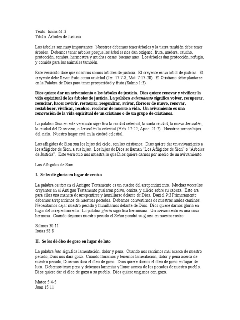 Arboles de Justicia | PDF | Pecado | Creencia religiosa y doctrina