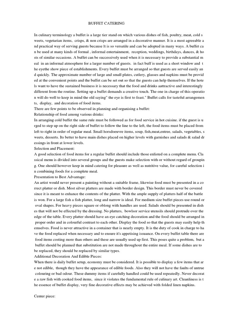Buffets 1 Pdf Buffet Menu