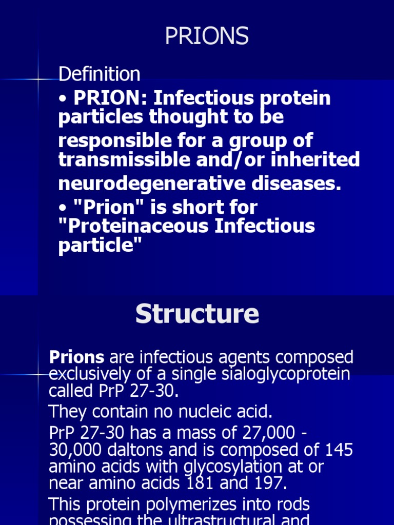 PRION: Infectious Protein | PDF | Clinical Medicine | Gene