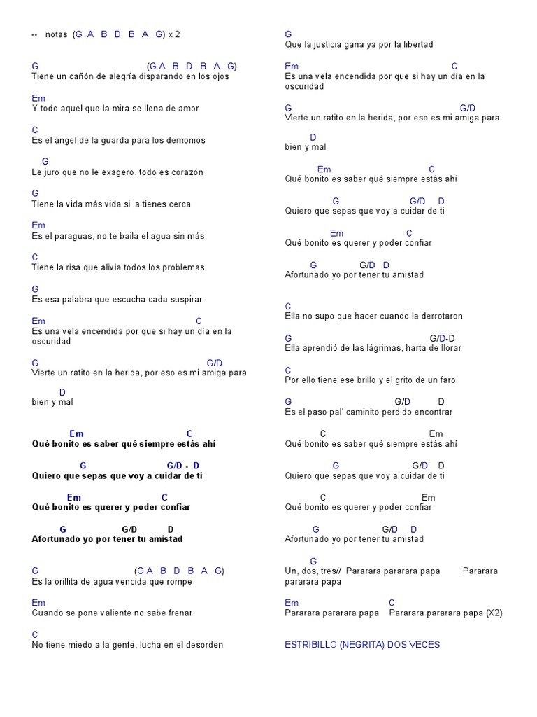 Que Bonito Es Querer Letra | PDF