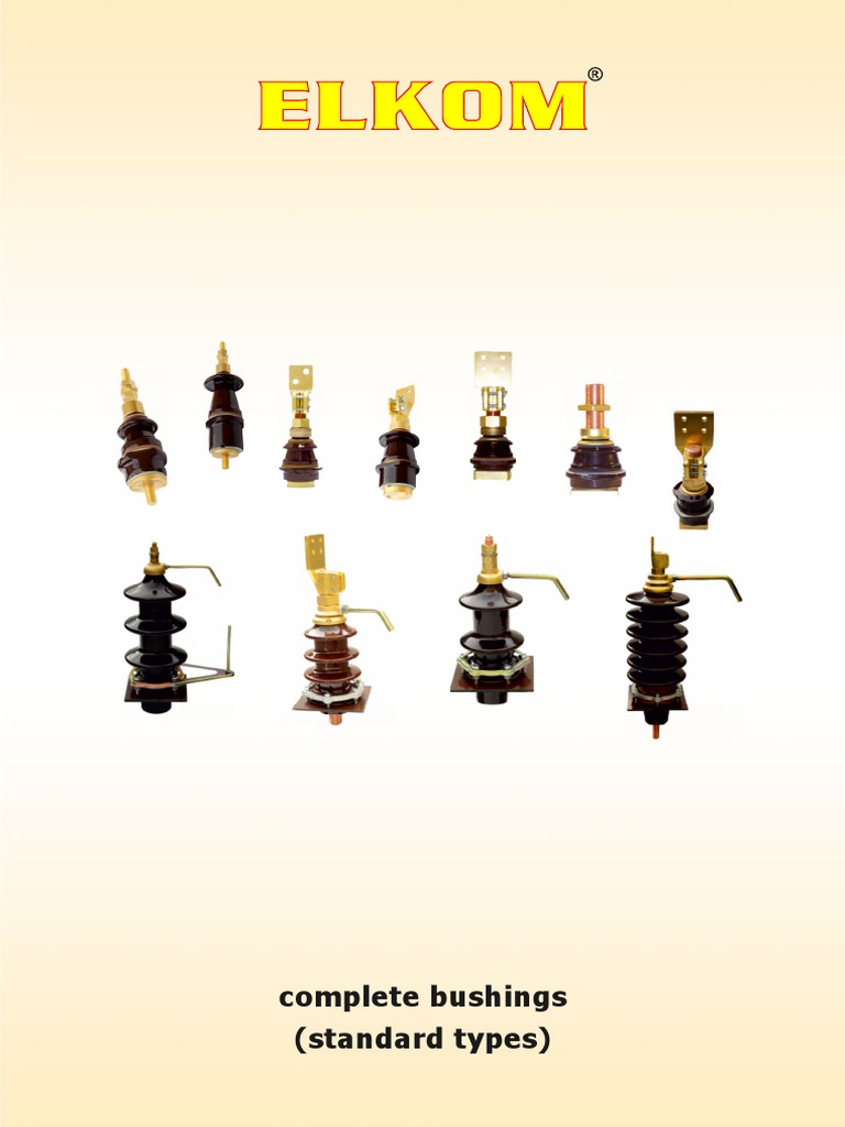 DIN - Bushings-Elkom | PDF | Washer (Hardware) | Insulator (Electricity)