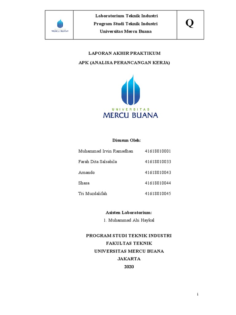 CONTOH LAPORAN APK-dikonversi | PDF