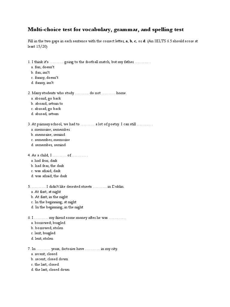 Ielts Grammar Test Pdf – Cambridge Grammar For Ielts Pdf – QRMM