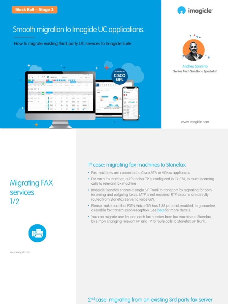 Smooth Migration To Imagicle UC Applications.: Black Belt - Stage 3 ...