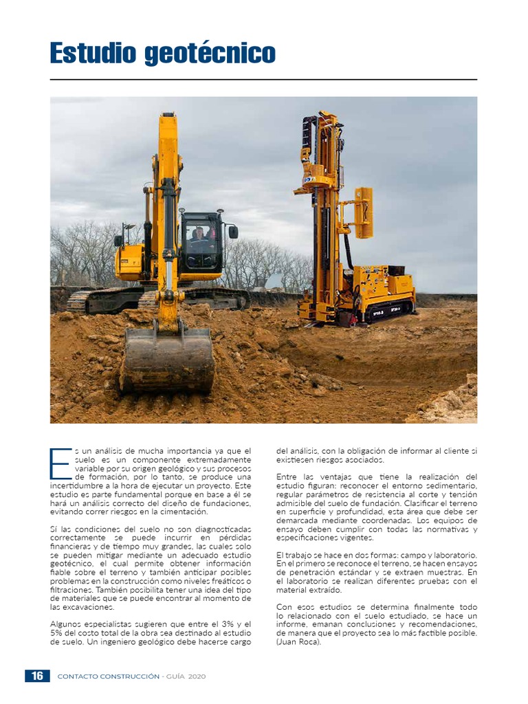Estudio Geotecnico | PDF