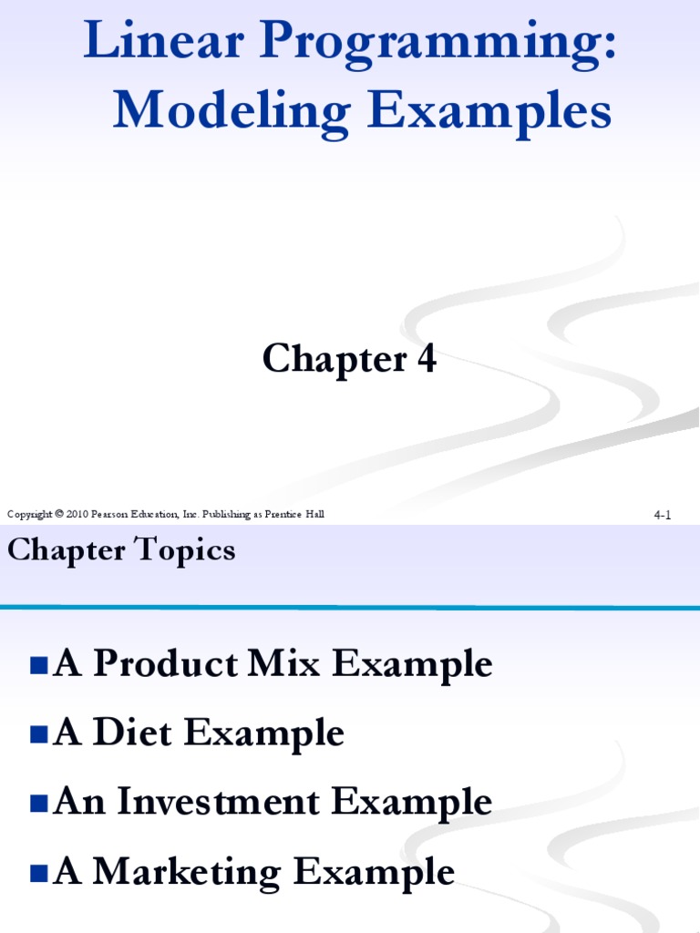 Week4 LP Modeling Examples | PDF | Oatmeal | Bonds (Finance)