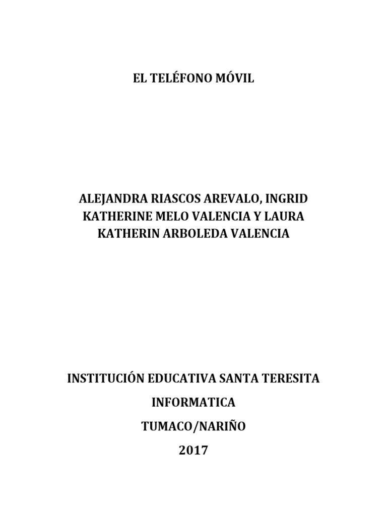 Evolución y Historia del Teléfono Móvil | PDF | Teléfono | Comunicación ...