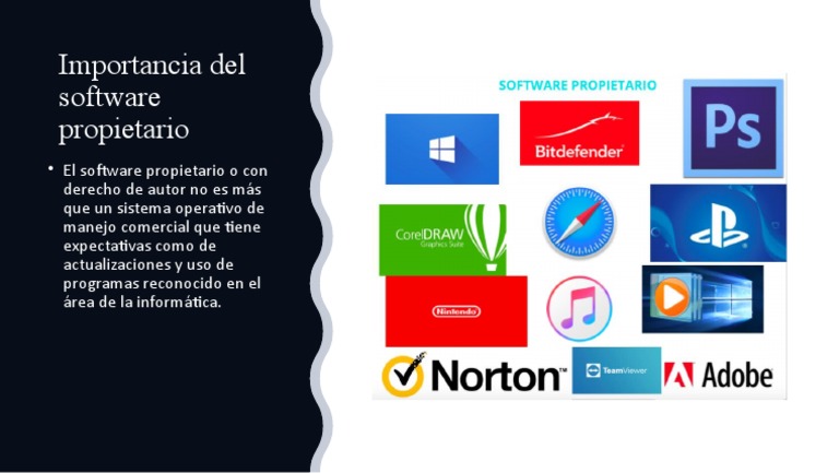 Importancia Del Software Propietario | PDF