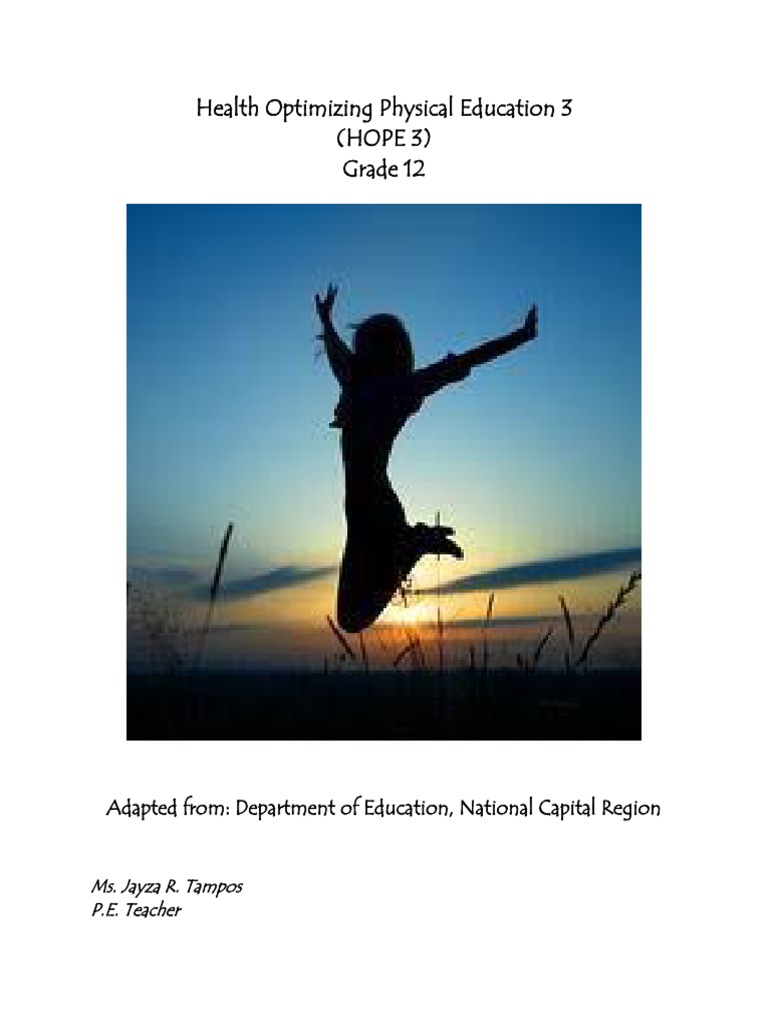 HOPE Grade 12 Week 3 and 4 and 5 | PDF | Strength Training | Physical ...