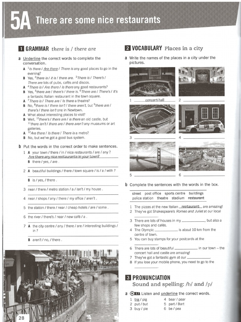 Workbook, Unit 5 | PDF