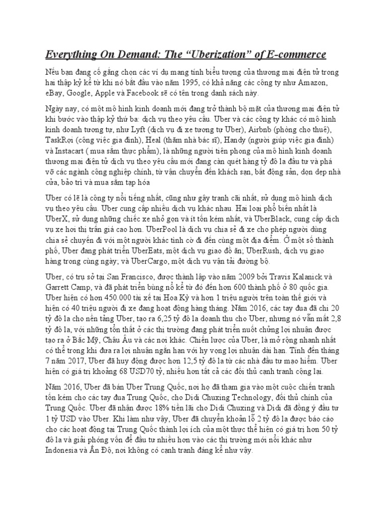 Everything On Demand | PDF