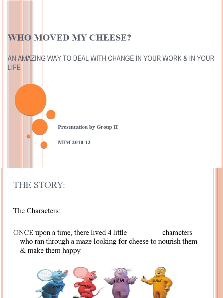 Who Moved My Cheese | PDF