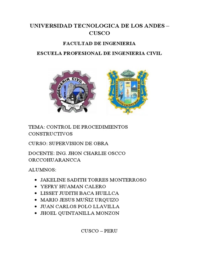 Procedimientos Constructivos | PDF | Fundación (Ingeniería) | Fundación ...