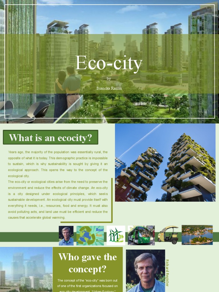 Eco City | PDF | Sustainable City | Sustainability