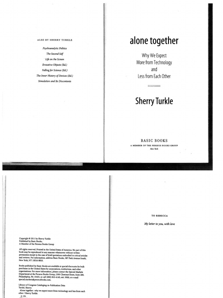 Alone Together Pdf