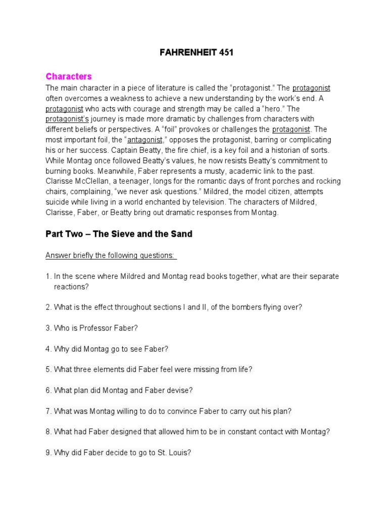 Copy of 11 (L) Fahrenheit 451 - Part 2 | PDF