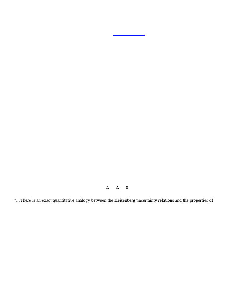 Heisenberg's Uncertainty Principle and Wave-Particle Dualism. | PDF ... Heisenberg's Uncertainty Principle and Wave-Particle Dualism. | PDF ...