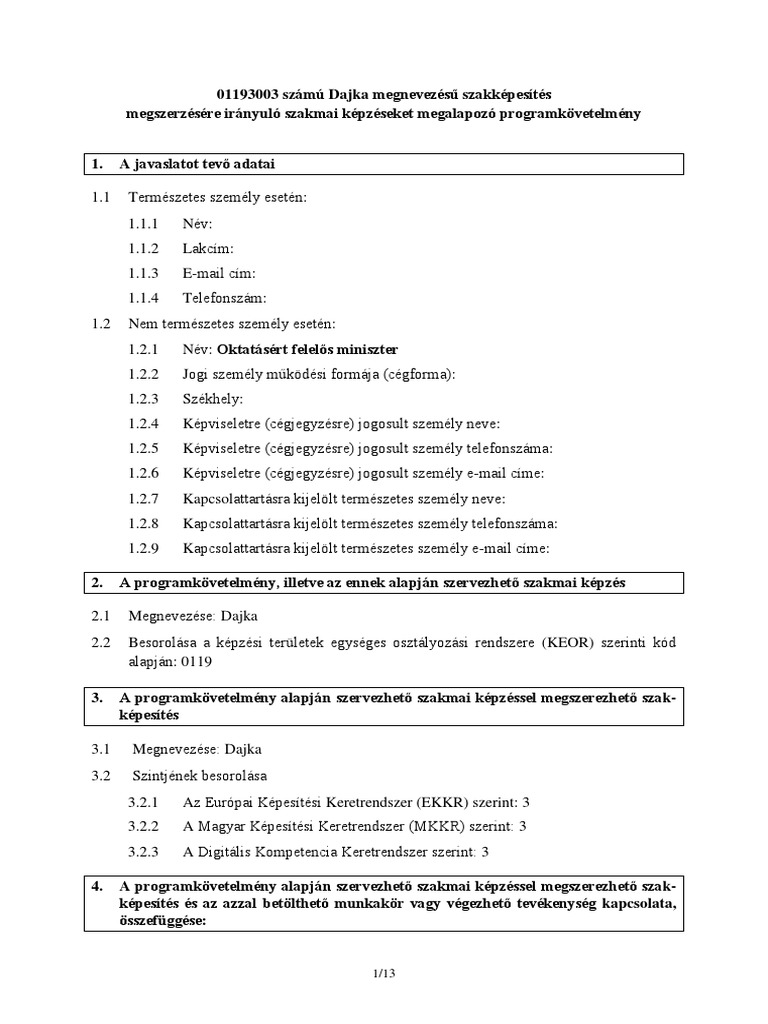 Dajka (01193003) | PDF
