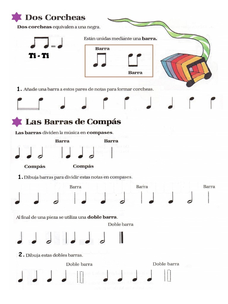 Teoria 19 - Dos Corcheas y Barra de Compas | PDF