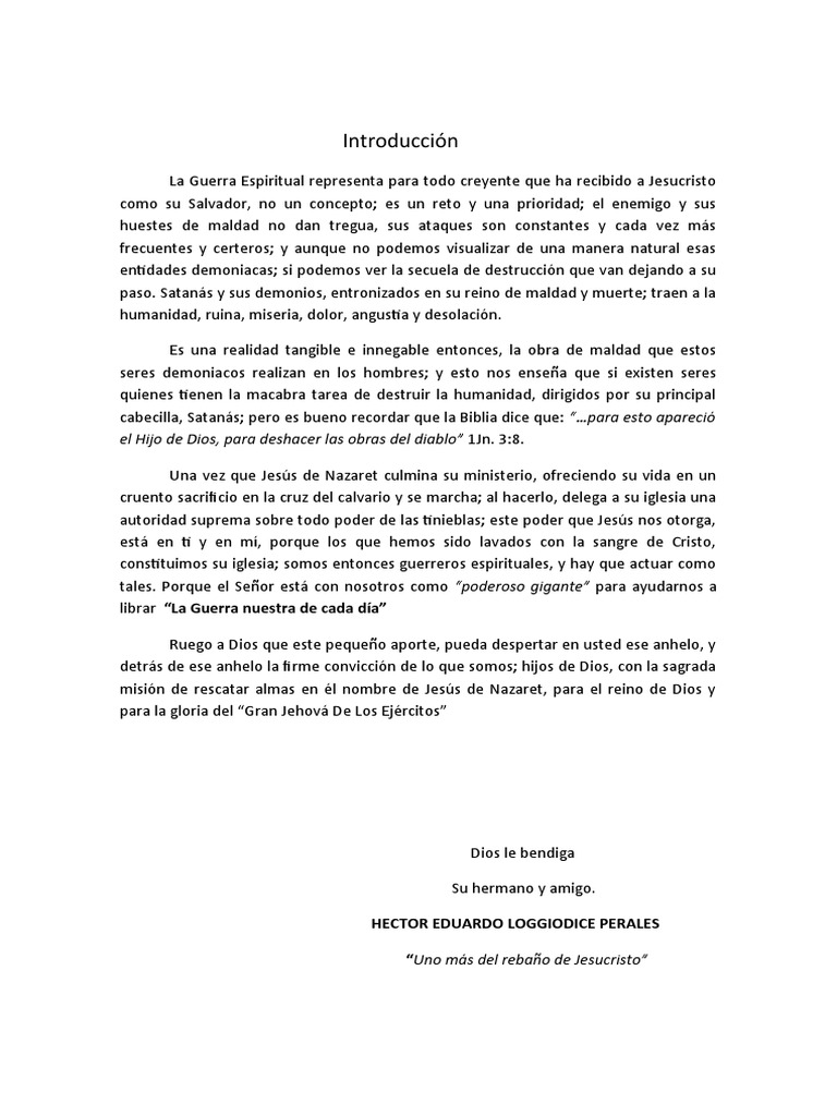 La Guerra Nuestra de Cada Dia. | PDF | Cristo (título) | Alma La Guerra Nuestra de Cada Dia. | PDF | Cristo (título) | Alma