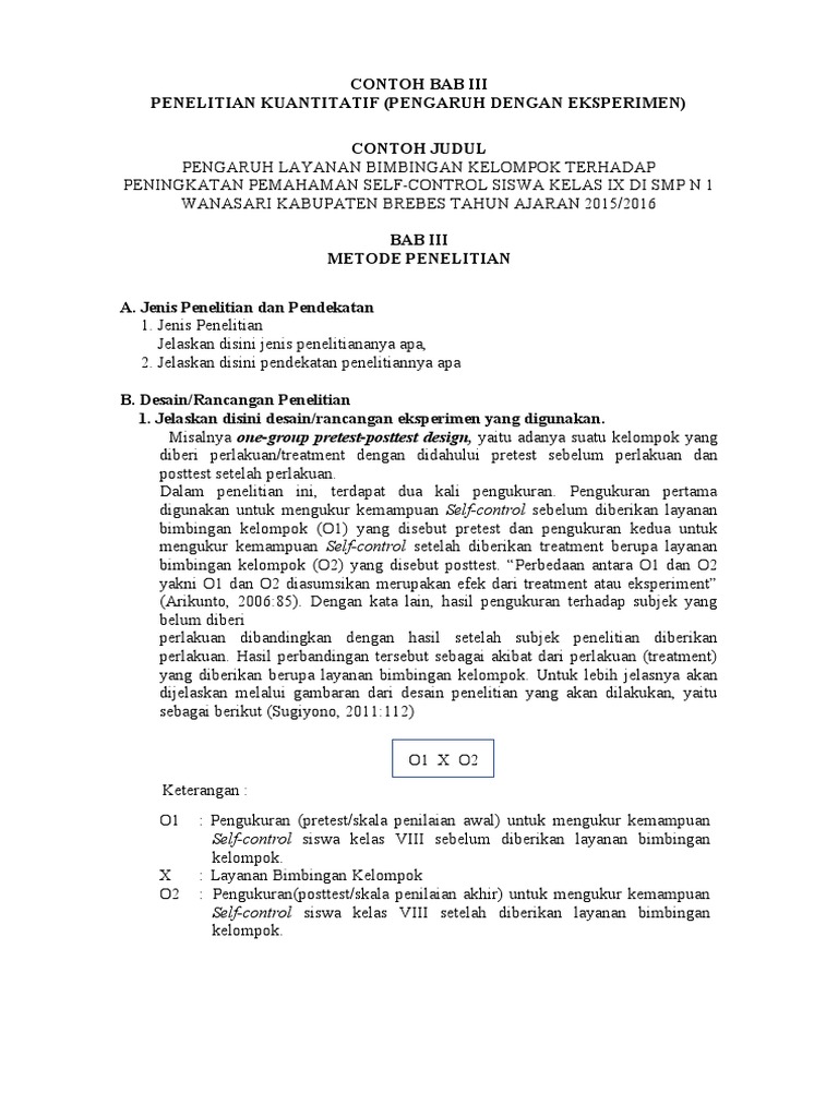 Contoh Pembahasan Bab Iii | PDF