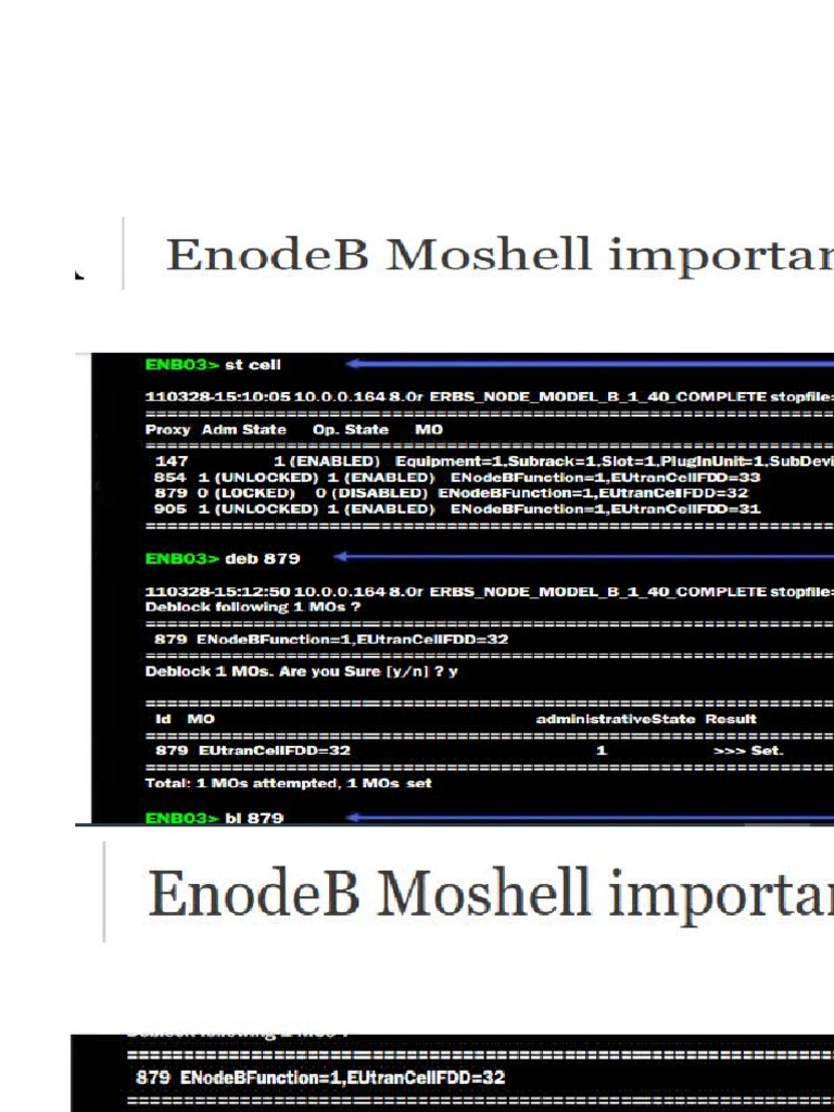4G BASEBAND MOSHELL COMMANDS | PDF