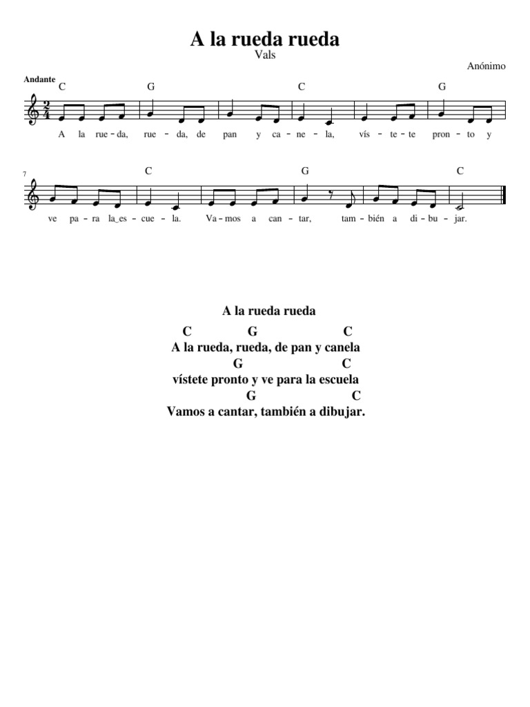 A La Rueda Rueda | PDF