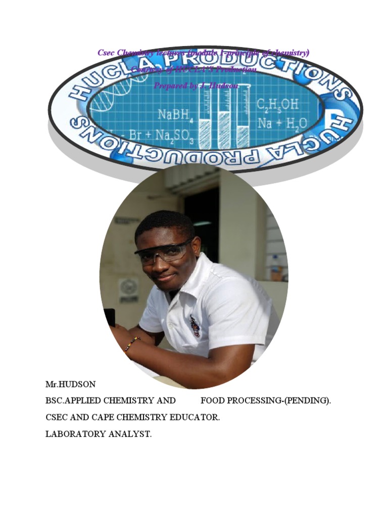 Csec Chemistry LECTURES. | PDF | Mixture | Solution