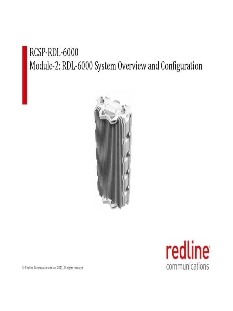 RCSP RDL 6000 Mod 2 ENB Overview Config R1.3.2 V1.3 | PDF | File ...