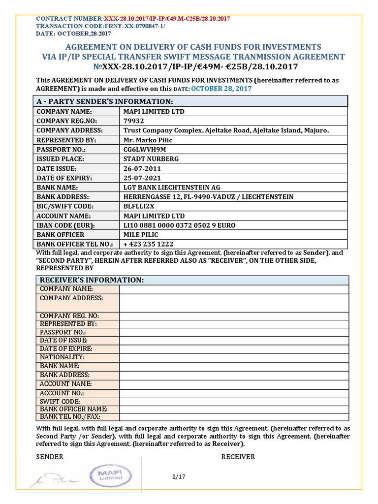 Ip İp Contract 28 October 17 25B | PDF | Private Law | Common Law