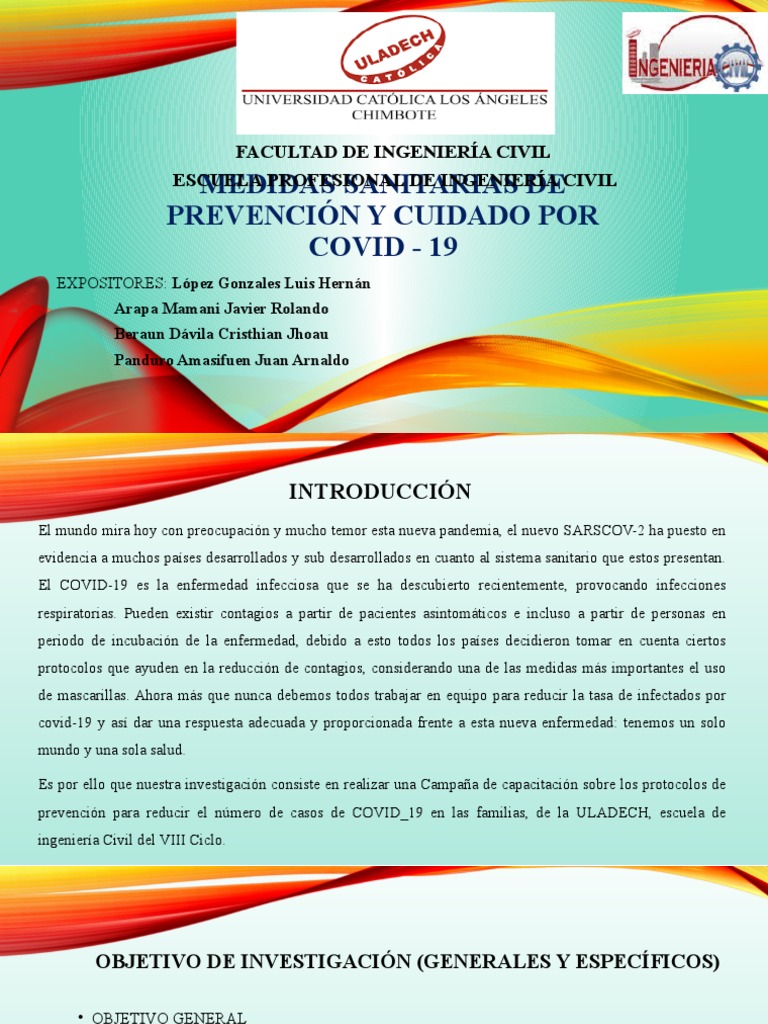 Medidas Sanitarias De Prevencion Y Cuidado Por Covid 19 Pdf