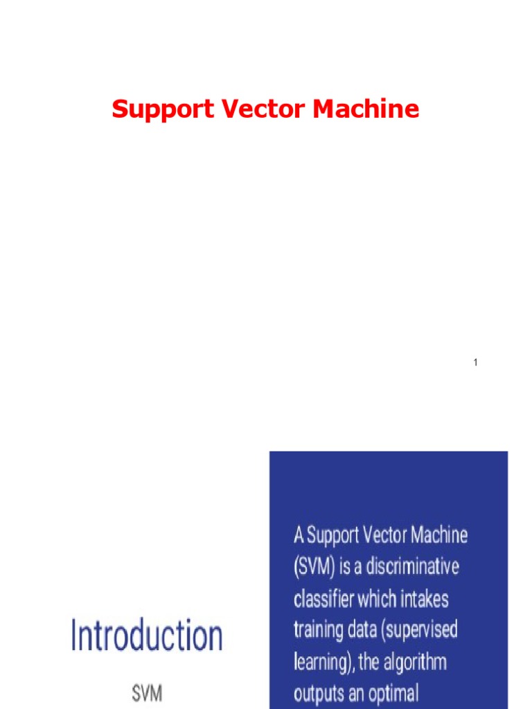 Support Vector Machine | Download Free PDF | Support Vector Machine ...