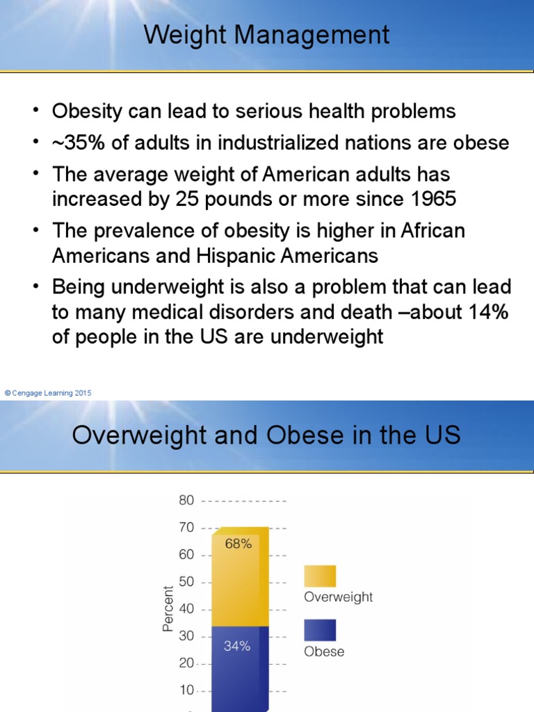 Weight Management Lecture Slides | PDF | Dieting | Obesity