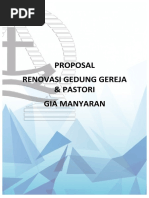 Proposal Pembangunan Gereja | PDF