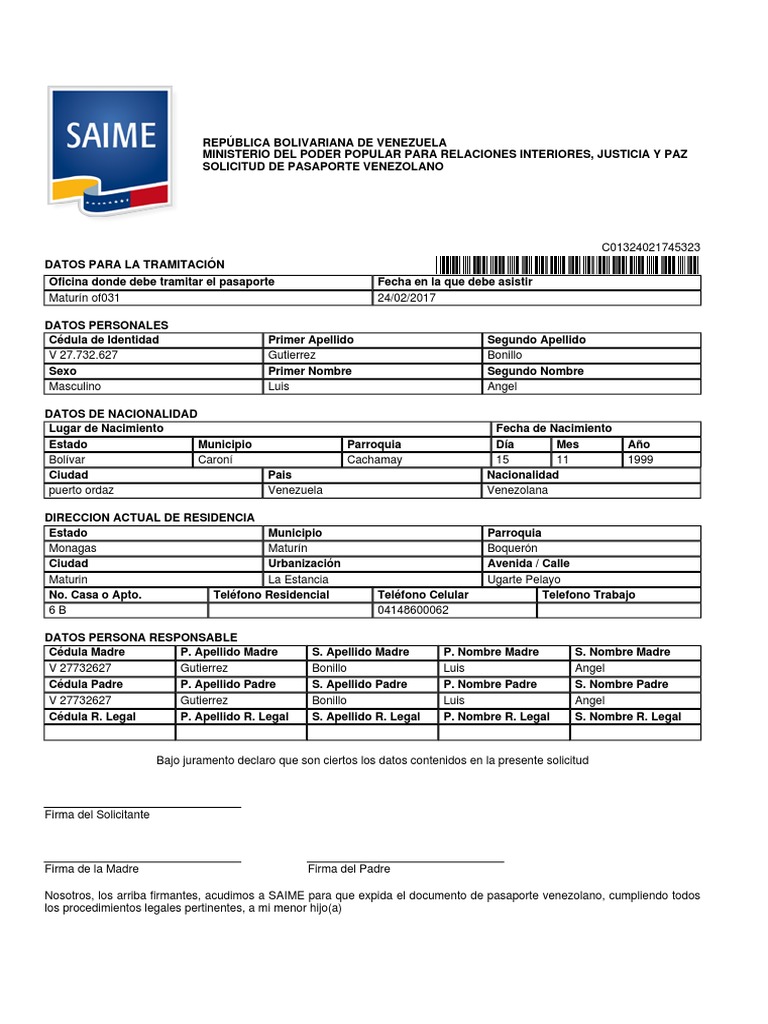 Planilla | PDF | Gobierno y personalidad | Venezuela