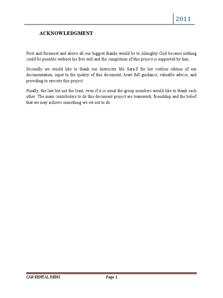 Car Rental Database | PDF | Databases | Database Design