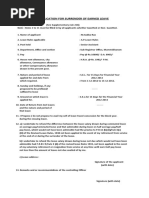 LEAVE Application (Form 13) Excel Format | PDF | Justice | Crime & Violence