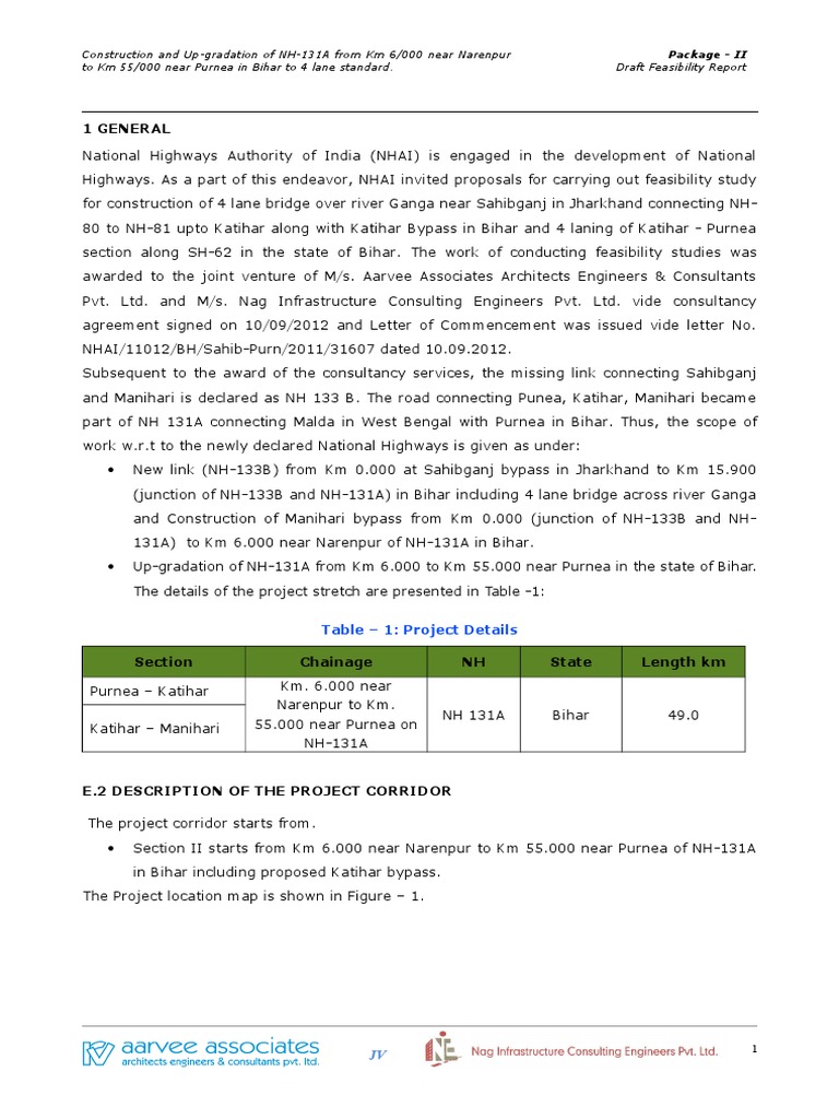 Brief Discription of Civil Engineering Project | PDF | Traffic | Road ...