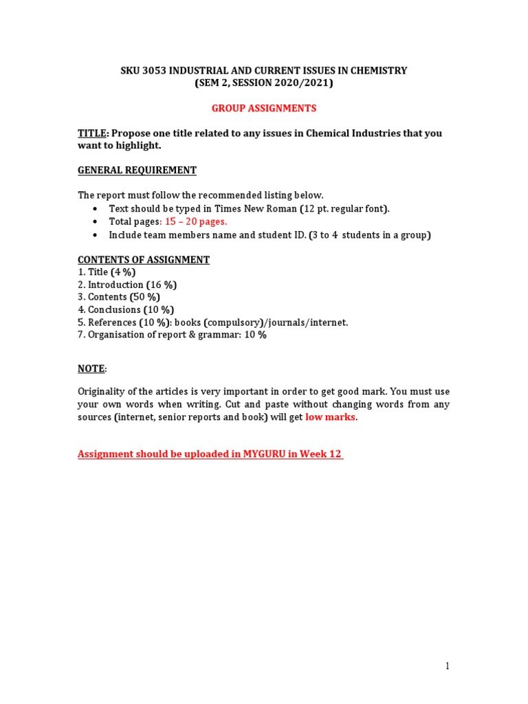Format For Assignment-2021 | PDF