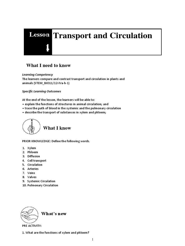 Circulatory Systems: Open vs. Closed | PDF