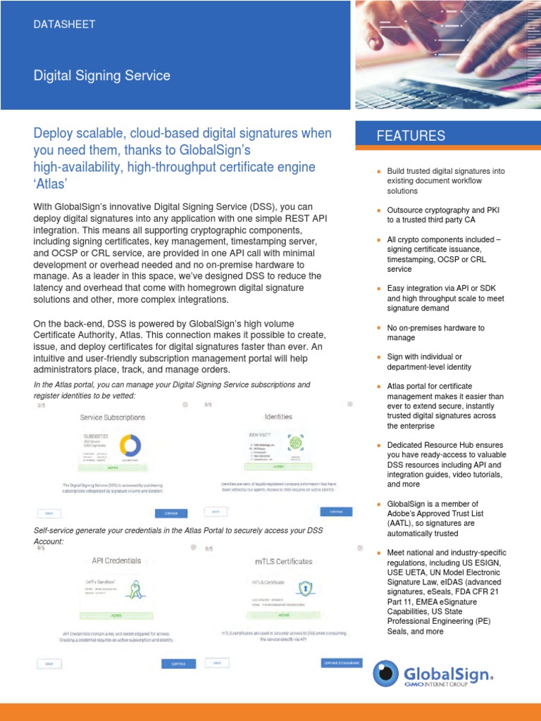 Digital Signing Service | PDF | Cloud Computing | Internet Of Things