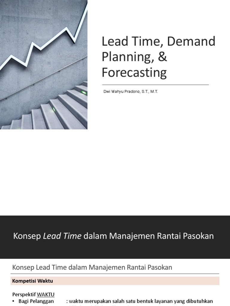 SHARE 03 Lead Time, Demand Planning, Forecasting | PDF