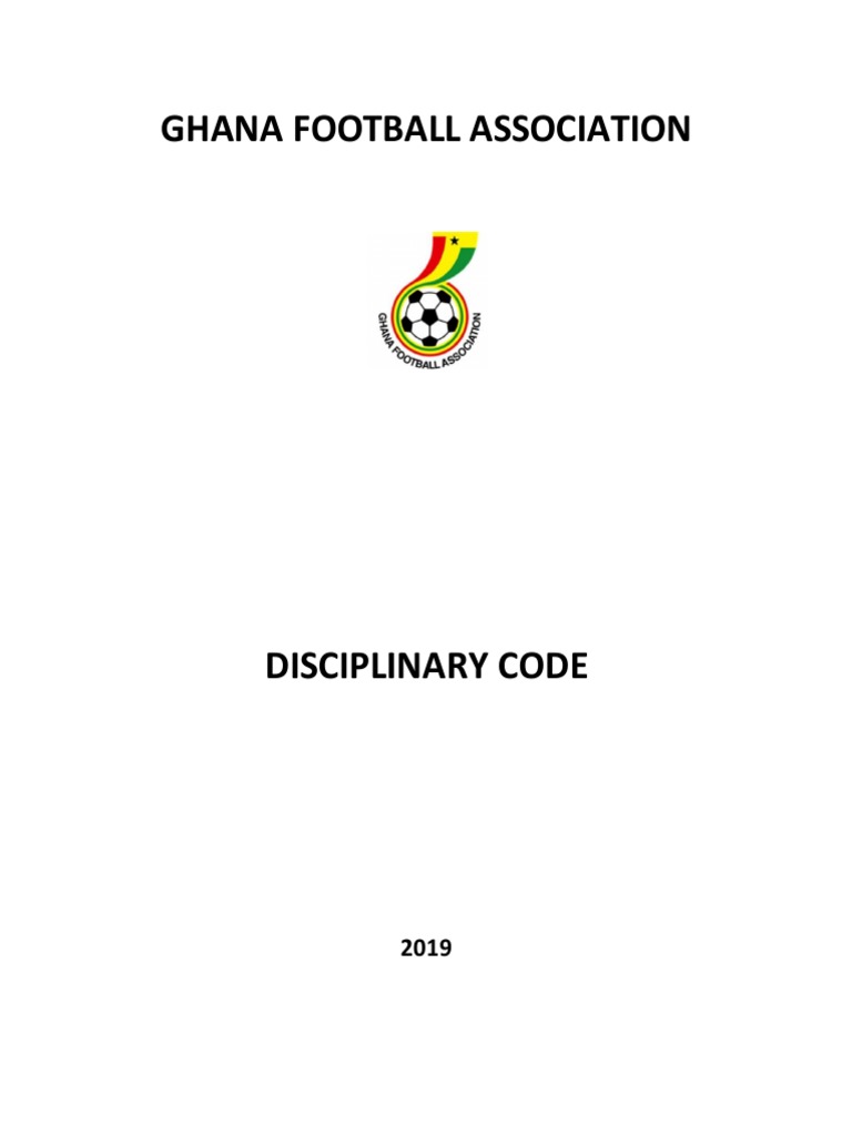 Gfa Disciplinary Code 2019 | PDF | Burden Of Proof (Law) | Jurisdiction
