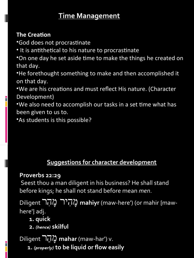 Time Management | Download Free PDF | Jesus | Time Management