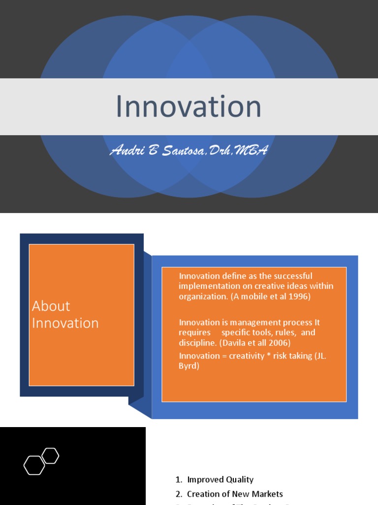 Innovation | PDF | Entrepreneurship | Innovation